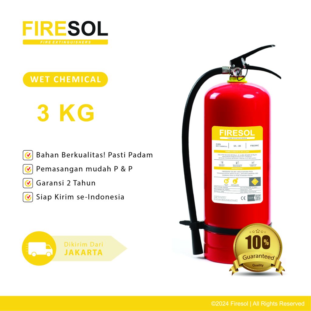 APAR Wet Chemical Type-K 3Kg Firesol | APAR 3Kg Wet Chemical Untuk ...