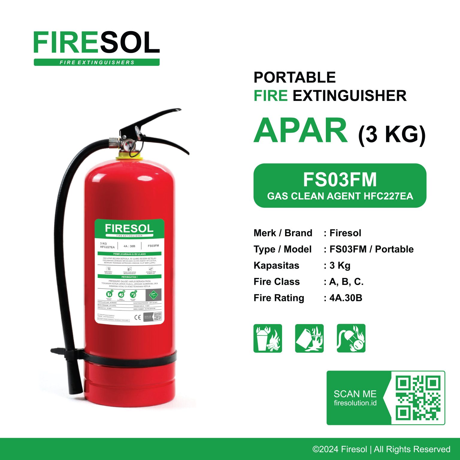 Alat Pemadam Api dan Peralatan Safety - FIRESOL