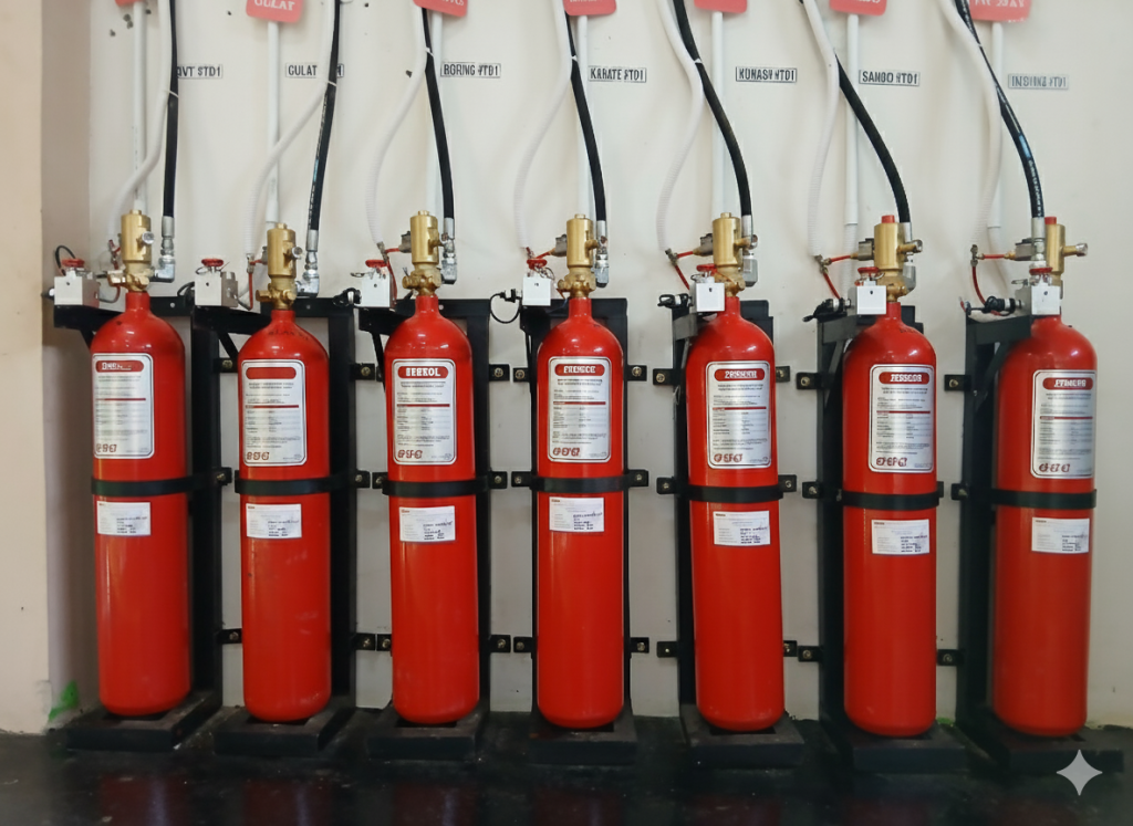 CO2 Indirect Fire Suppression System 7kg - FIRESOL